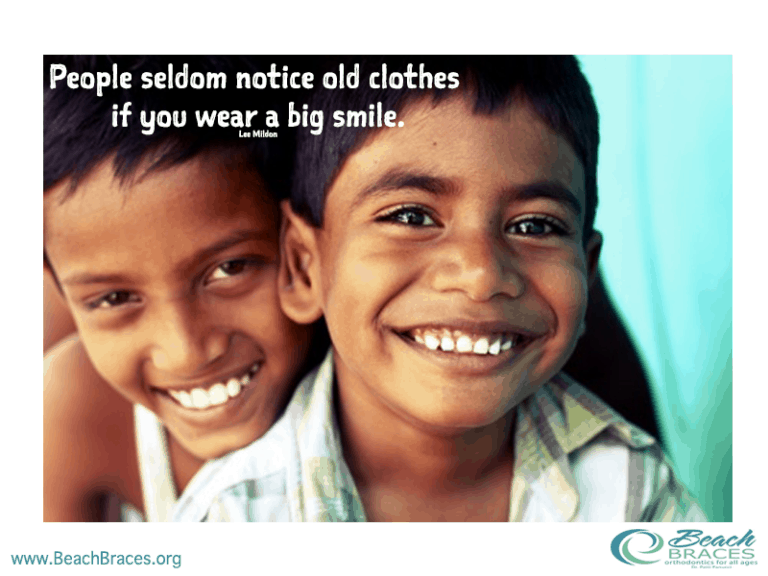 Wear a Smile: Be the Height of Fashion and people Will Notice you...